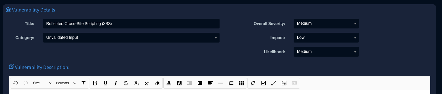Faction Severity Rating and CVSS Scoring - Faction Docs